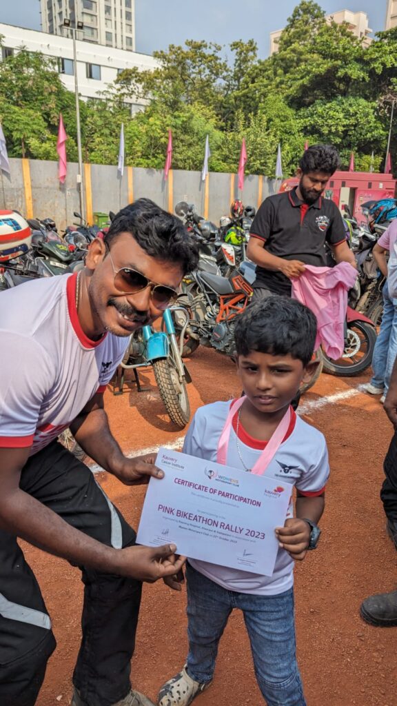 Pink Bikeathon rally - October 2023 - Exclusive bike riding club for ...